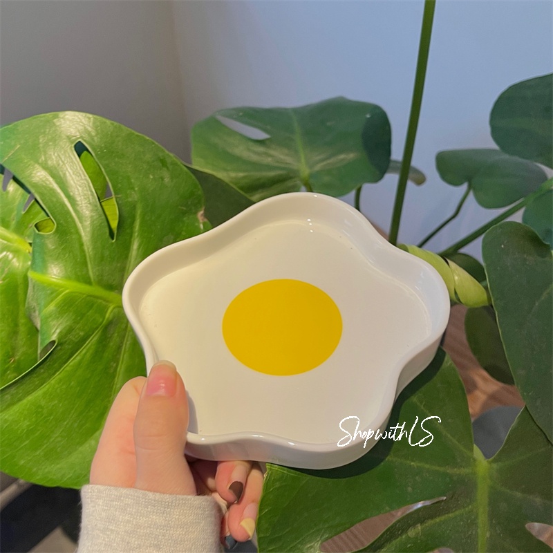 Sunny Side Up Plate/Aesthetic Korean Plate/Korean Aesthetic Plate/Cute ...