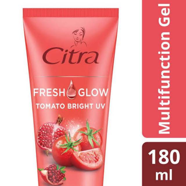 Citra FRESH GLOW MULTIFUNCTION GEL TOMATO BRIGHT UV 180ML | Shopee ...