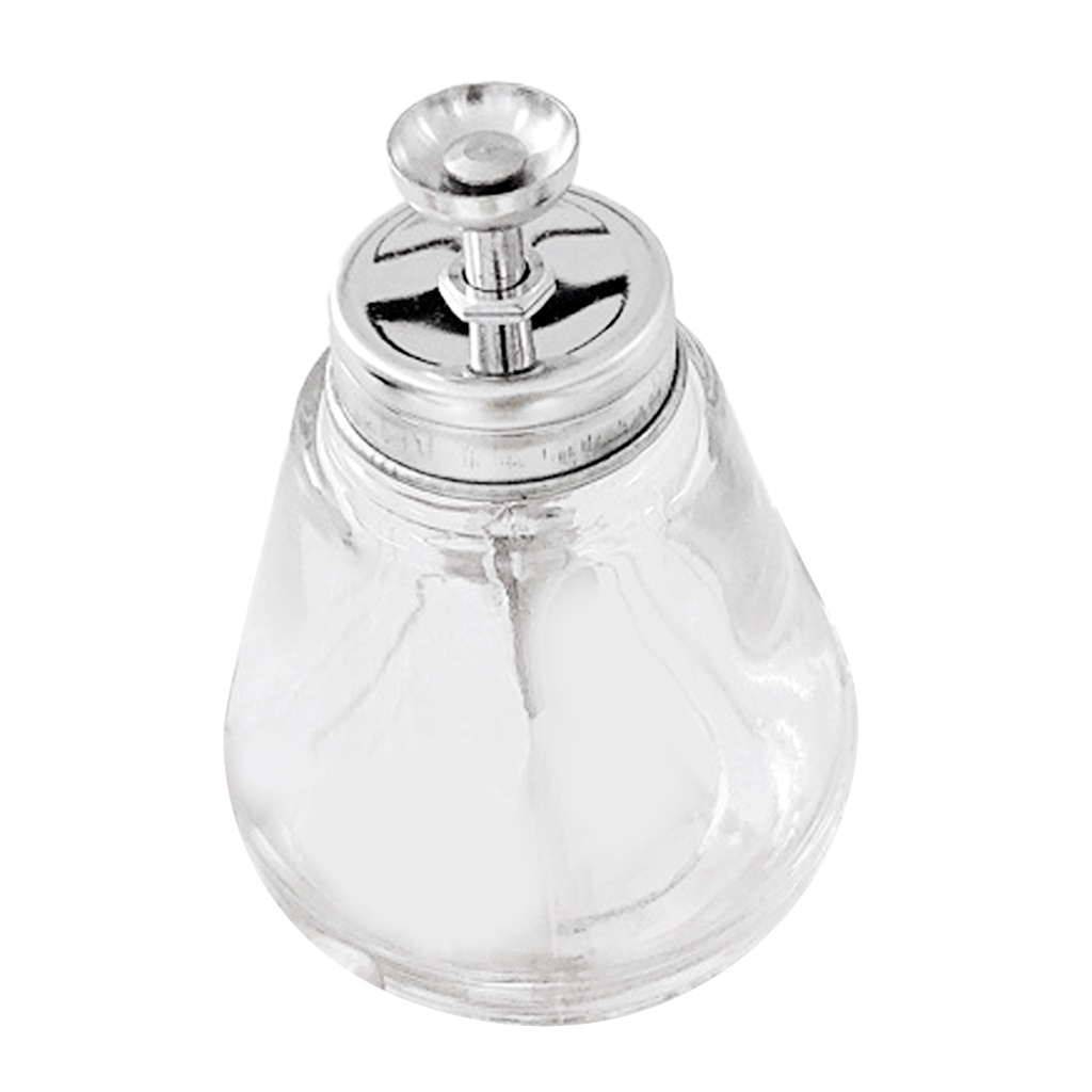 Clear Glass Push Down Dispensing Bottle with Stainless Steel Pump ...