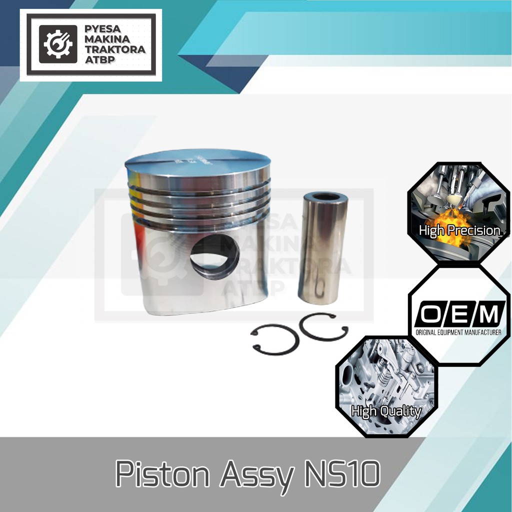 Piston Assembly for Yanmar NS10 Water Cooled Diesel Engine | Shopee ...