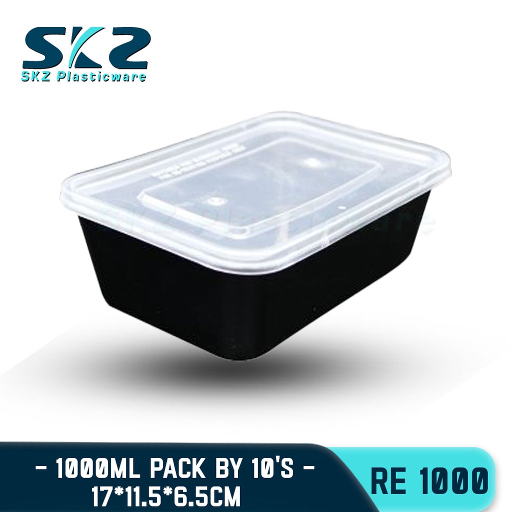 SKZ BLACK CONTAINER RECTANGULAR SERIES RE1000 ENVIRONMENTAL FRIENDLY ...