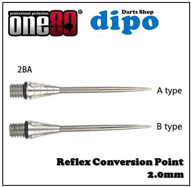 ONE80 Darts Accessories- Reflex conversion Point 2.0mm (2BA) | Shopee Philippines