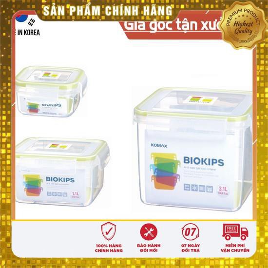 Komax BIOKIPS Korean premium square plastic food container | Shopee ...