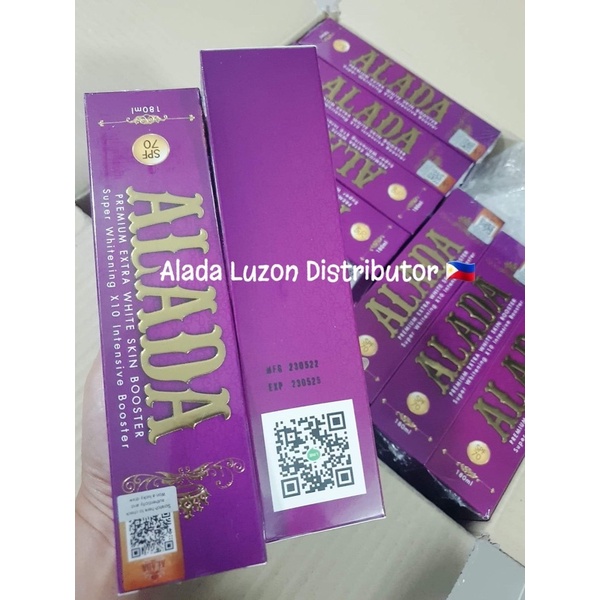 Alada Booster Lotion with spf70 with QR code | Shopee Philippines