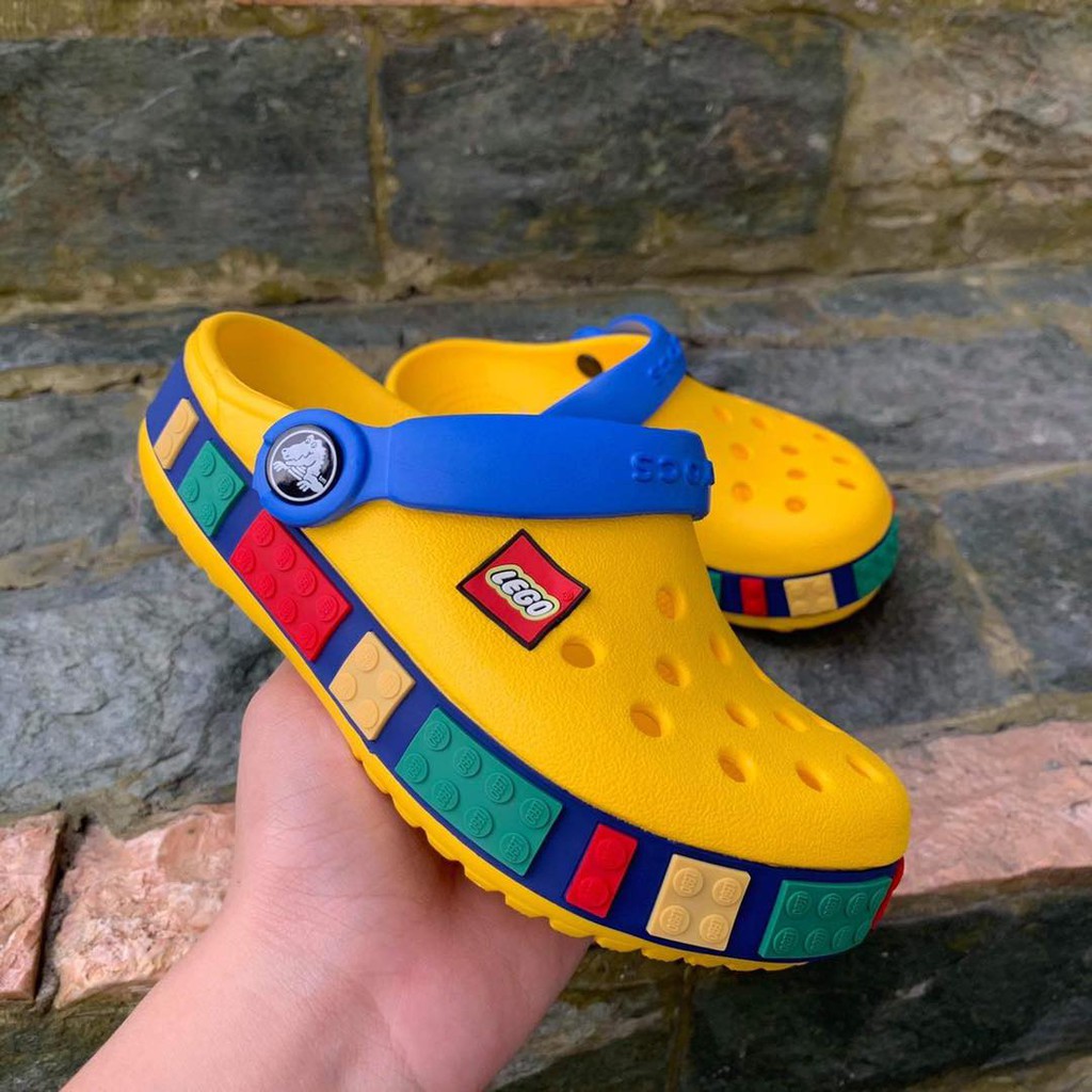 Crocs Lego Clogs Sandals for kids | Shopee Philippines