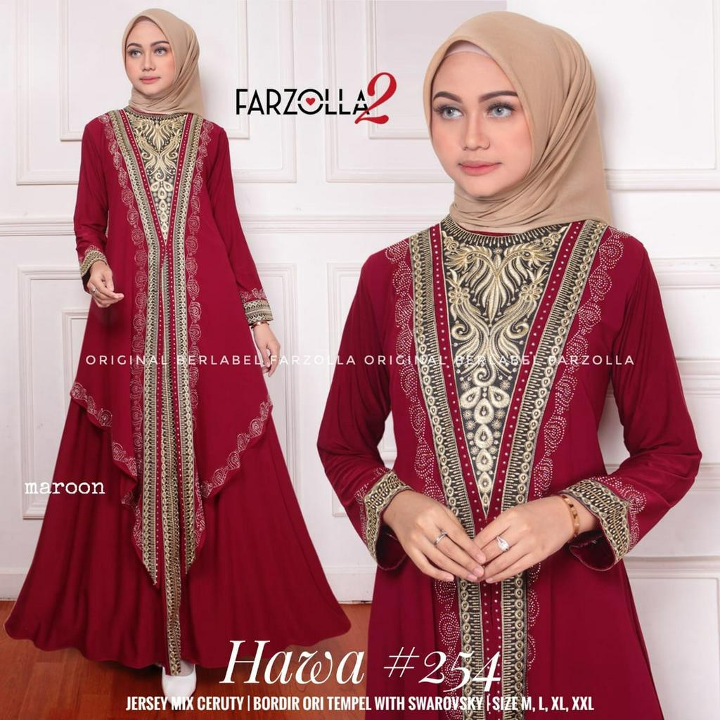 Gamis Abaya Turkey Hawa Tille Maxy Dress Women Muslimah | Shopee ...