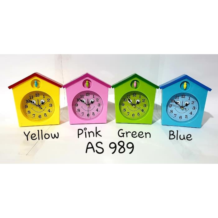 Clock As989 Alarm Clock Little House | Smile Clock | | Shopee Philippines