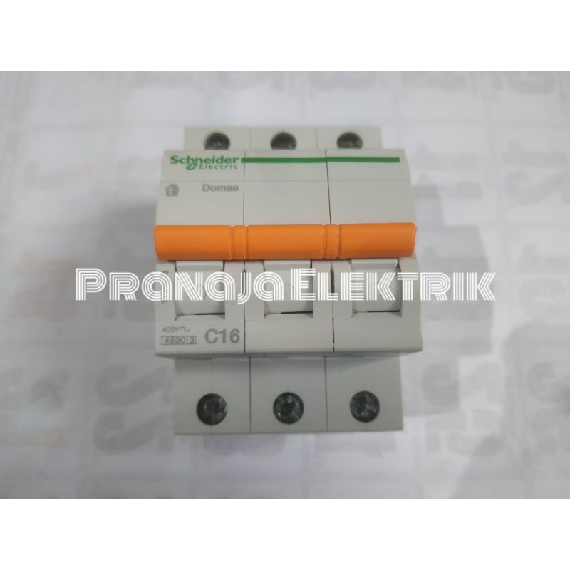 Mcb Schneider domae 3 fasa 16 Amperes And 3 fasa 10 Amperes | Shopee ...