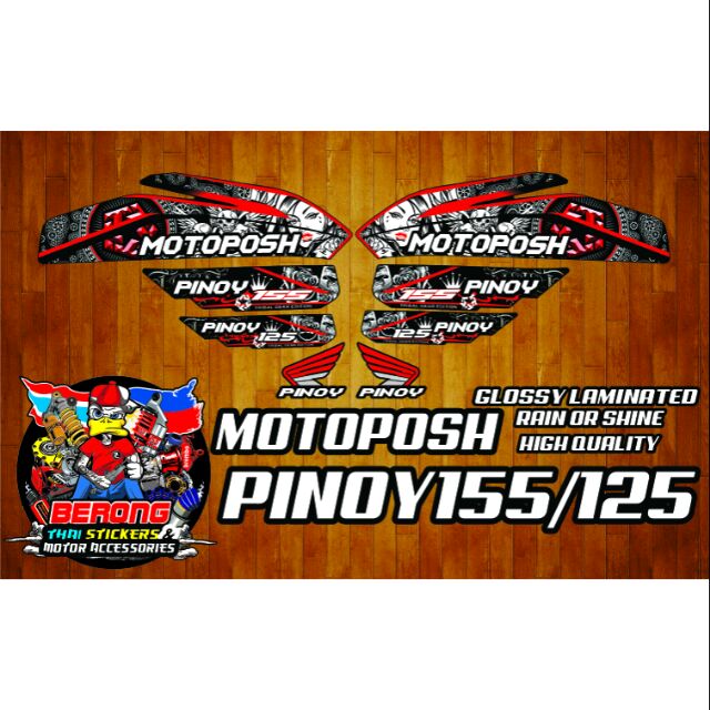 Motoposh Pinoy Tribal Decals | Shopee Philippines