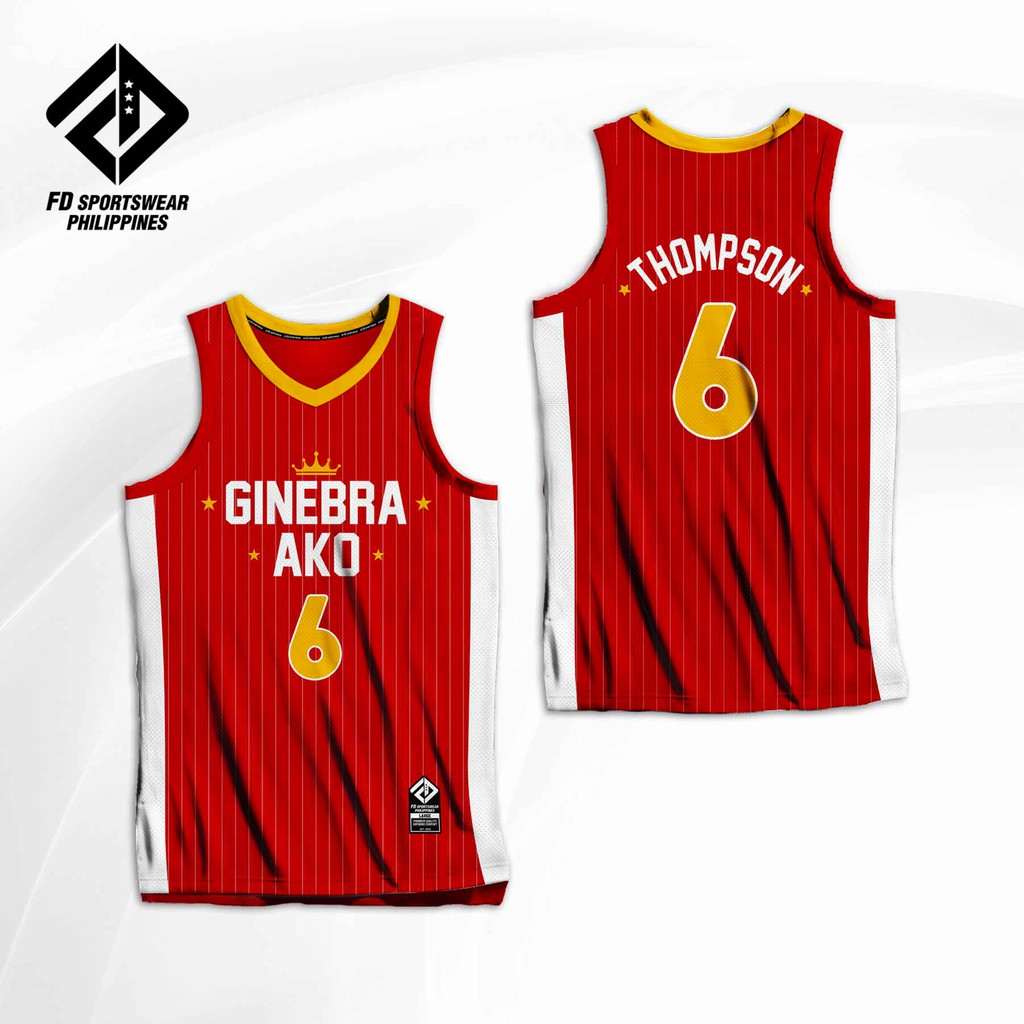 SCOTTIE THOMPSON BARANGAY GINEBRA FULL SUBLIMATED JERSEY | Shopee ...