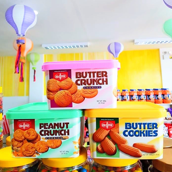 Fibisco Butter Crunch / Peanut Crunch / Butter Cookies 600g | Shopee ...