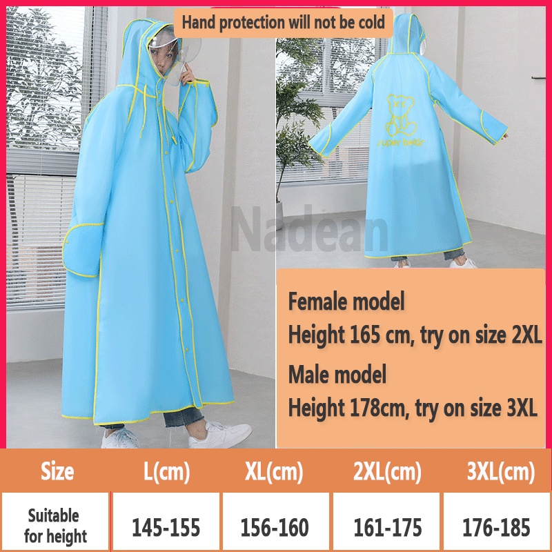 Cycling raincoats to prevent rainstorm kapote motorcycle rain gear kapote rain coat makapal ...