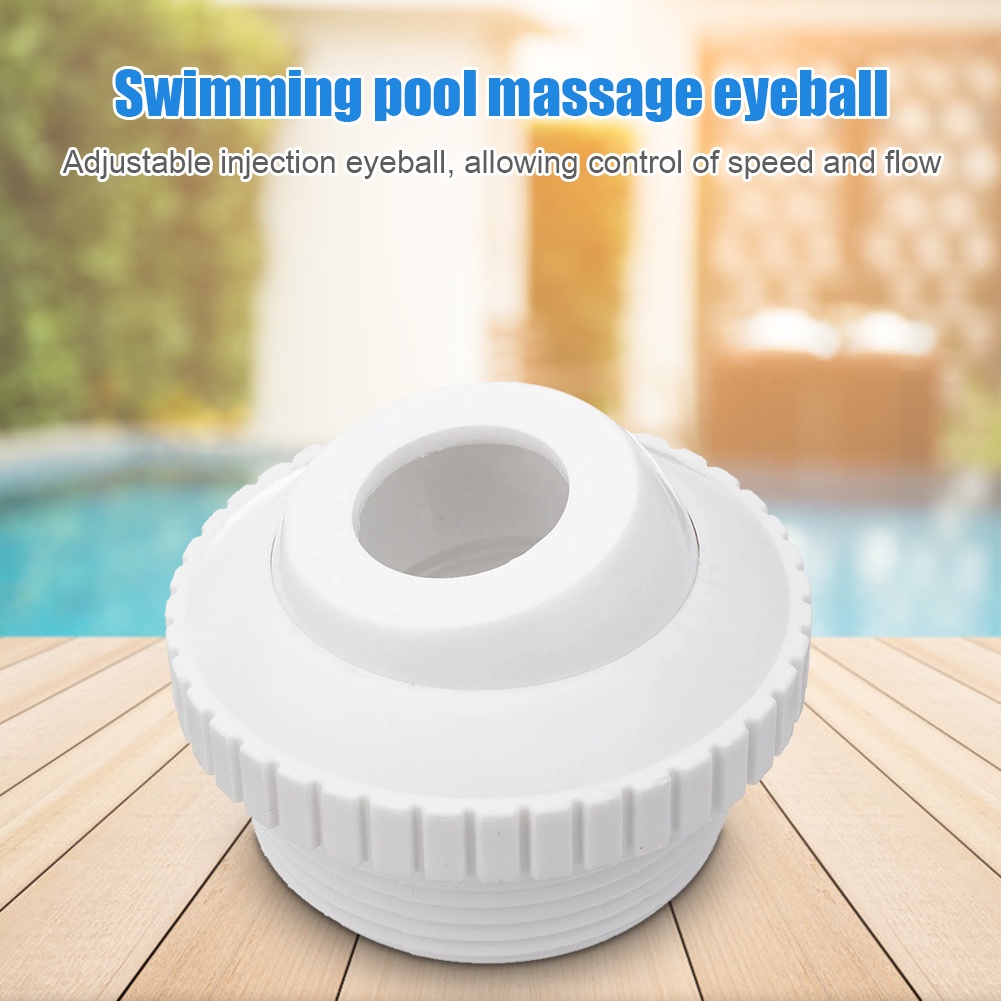 1.5" Swimming Pool Nozzle Spa Return Jet Fitting Eyeball Nozzle Pool ...