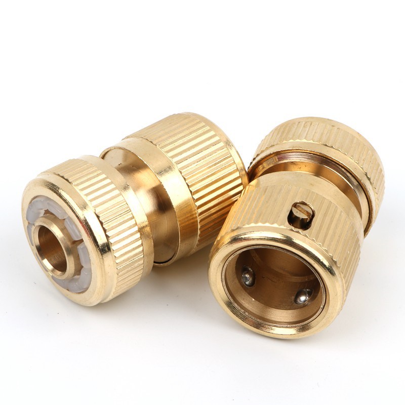Garden brass quick connector 1/2" copper adapter garden Irrigation hose ...