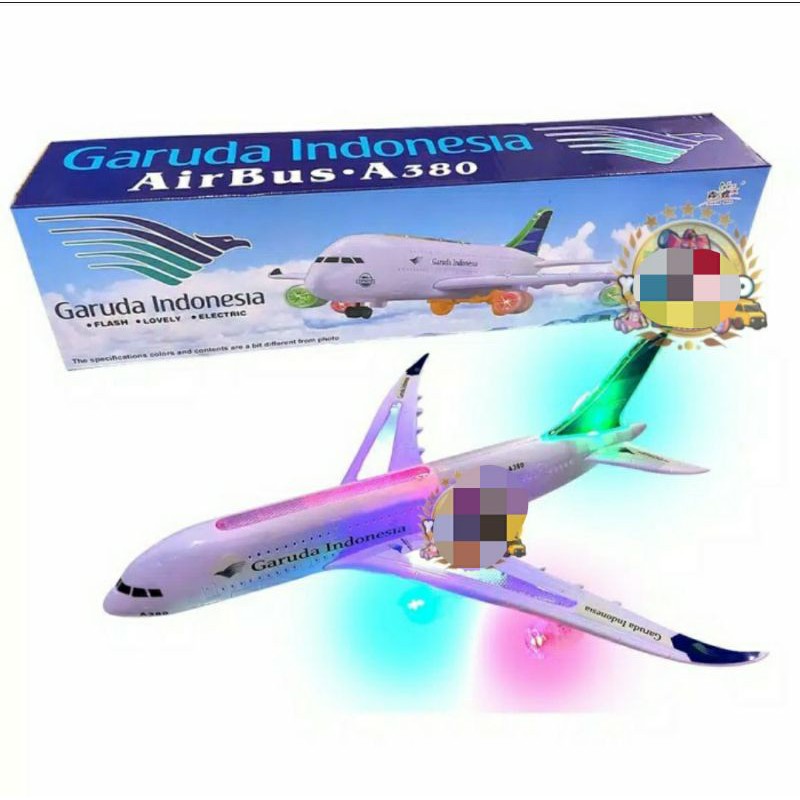 Garuda Indonesia Airbus Toys A380 Lights And Sounds | Shopee Philippines