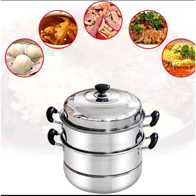 STEAM POT STAINLESS (steam all you want) | Shopee Philippines