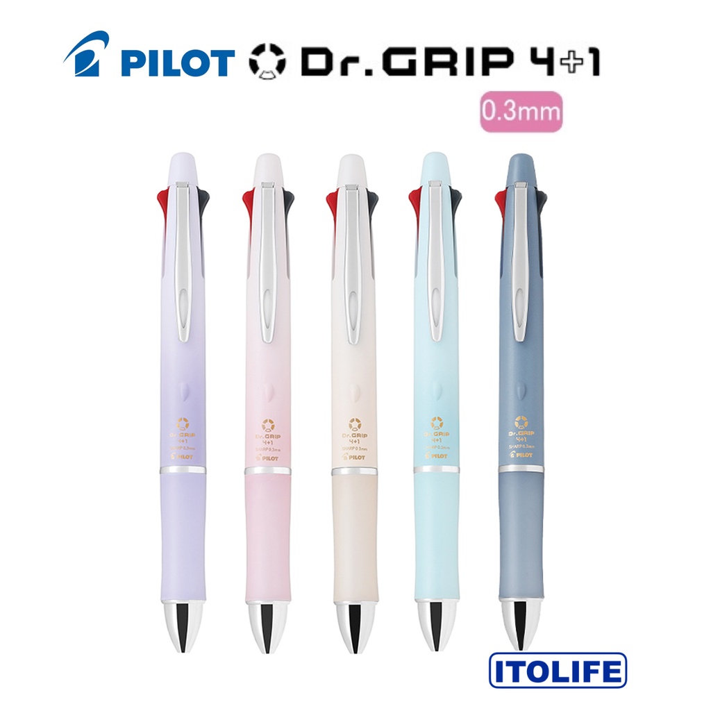 Pilot Dr. Grip 4+1 4 Color 0.3mm Ballpoint Multi Pen- 1pc | Shopee Philippines