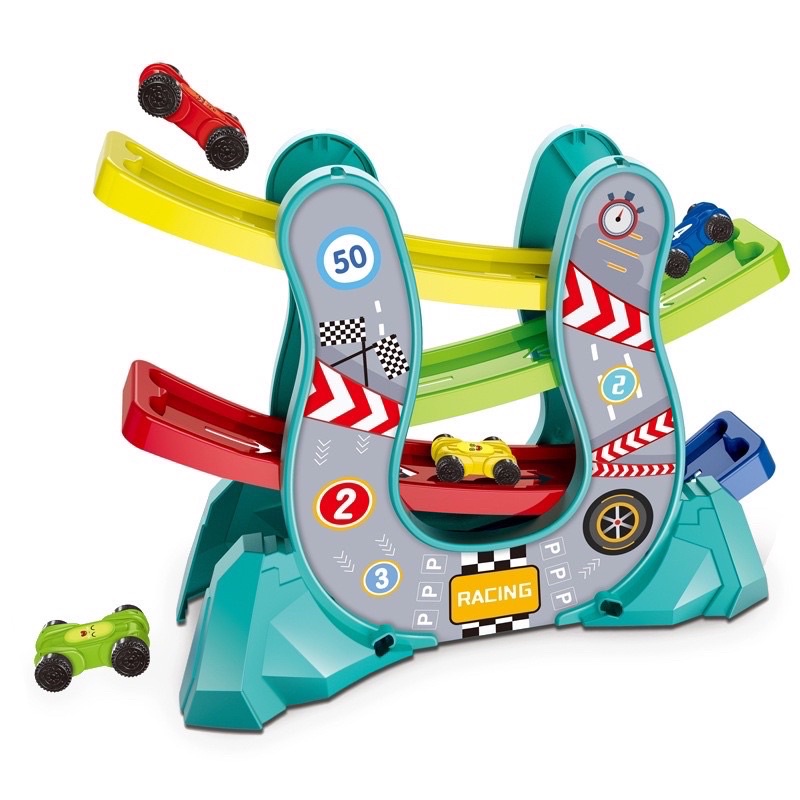 Multilayer Magic Racing Cars Model Toys Ramp Racer Track With Gliders ...