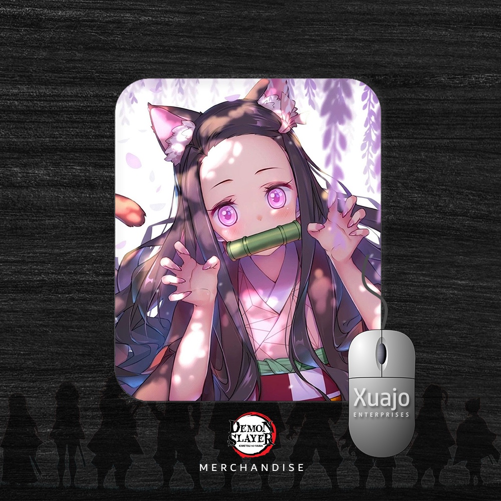 Demon Slayer Mouse Pad - Nezuko Kamado - Kimetsu no Yaiba | Shopee ...