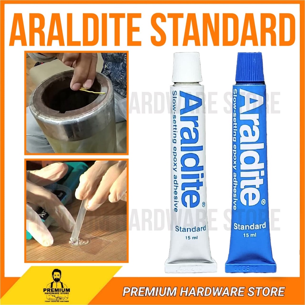 ARALDITE RAPID STANDARD 90 MIN HIGH PERFORMANCE EPOXY ADHESIVE GLUE BLUE 2x15ml | Shopee Philippines