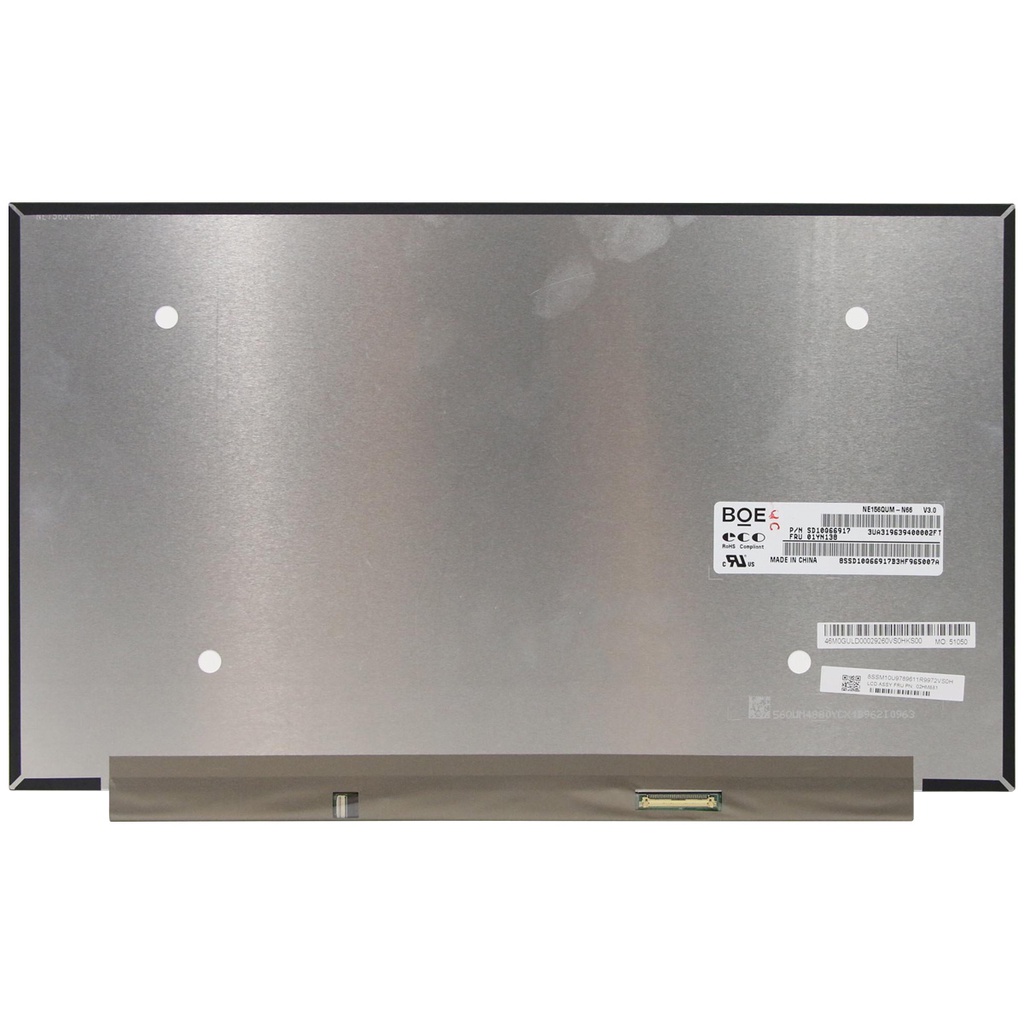 15.6 Inch IPS 4K Laptop LCD Screen NE156QUM-N66 For Lenovo ThinkPad T590 T15 P53s HDR 400 100% ...