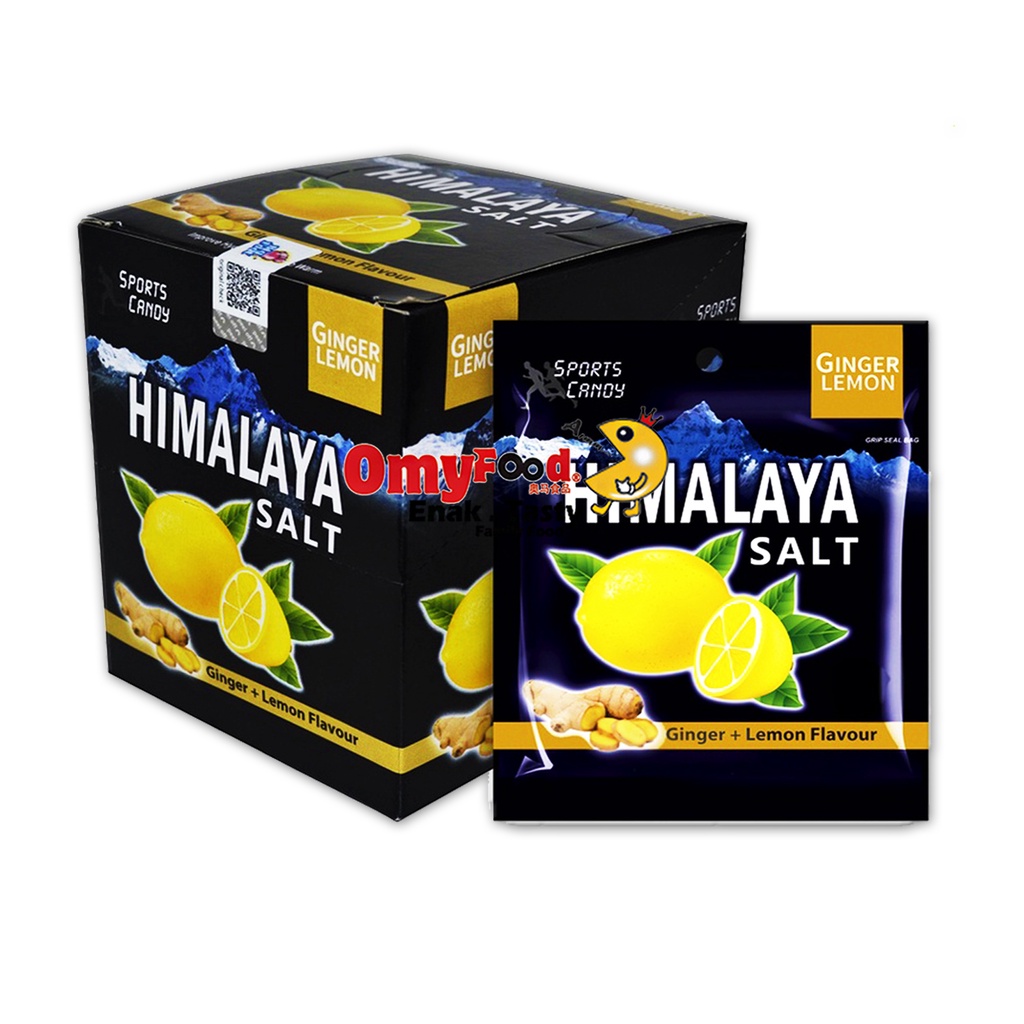 15g x 12pcs (1box) Big Foot Himalaya Salt Lemon / Vajomba Honey Lime ...