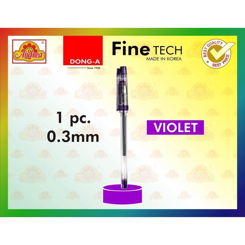 Fine Tech DONG-A (0.2, 0.3 , 0.4)Sizes | Andrea | Shopee Philippines