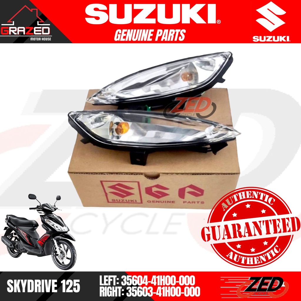 SGP WINKER SIGNAL LIGHT ASSEMBLY for Suzuki Skydrive 125 Carb Type and ...
