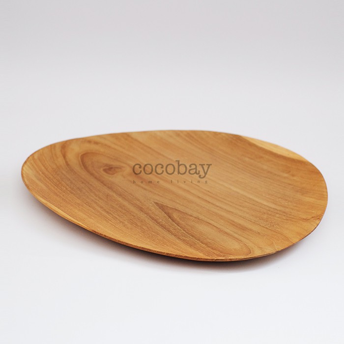 Teak Wood oval Plate / FENNE Teak Wood Plate | Shopee Philippines