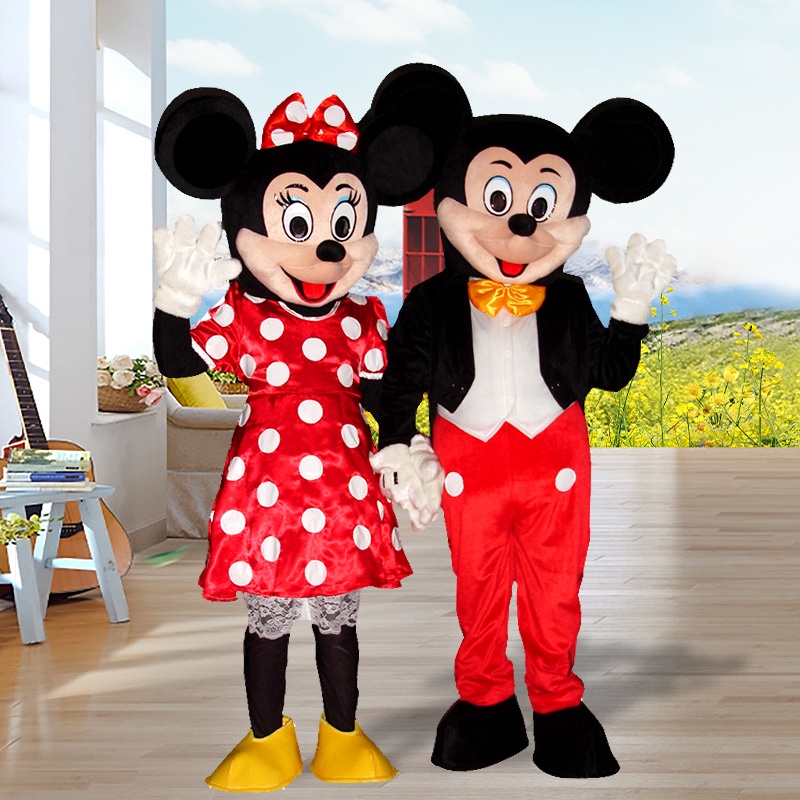 Disney Mickey Mouse Mascot Anime Cosplay Costume Dress Character Unisex ...