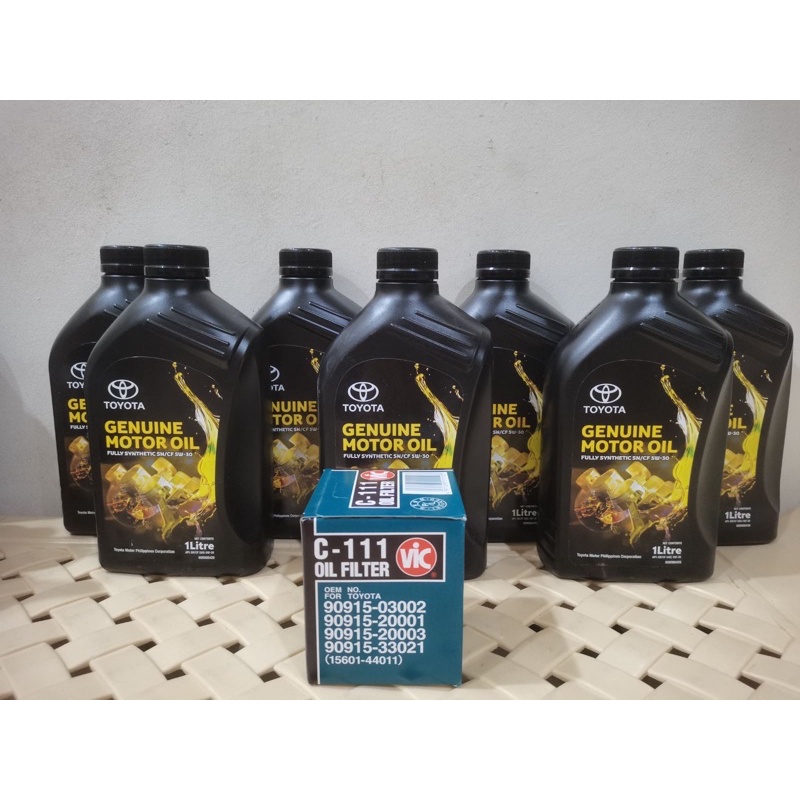 Change Oil Package For Toyota Innova/Fortuner/HiAce/Hillux Diesel Fully ...