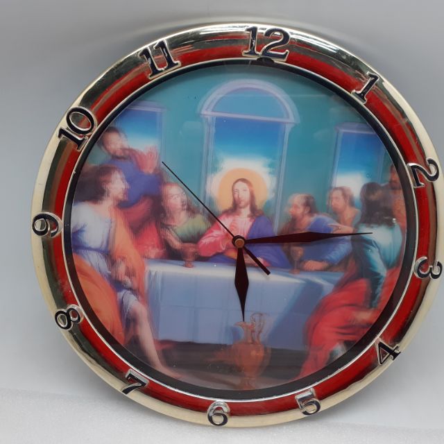 [uniquenovelties] 3D RELIGIOUS WALL CLOCK LAST SUPPER | Shopee Philippines