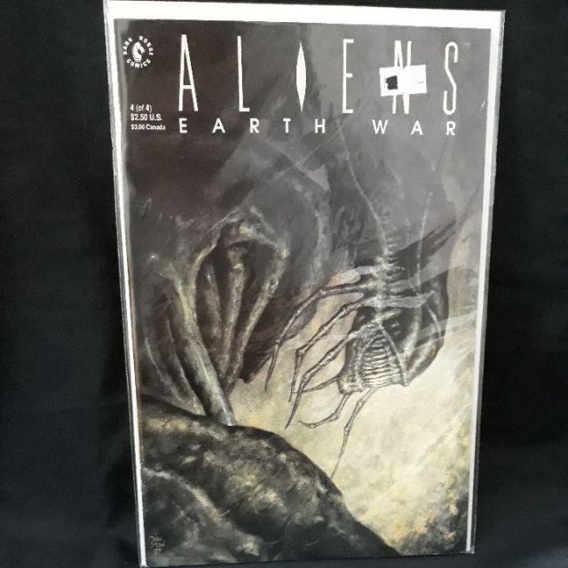 Aliens Earth War 4 Dark Horse Comic Book Printed 1990 Written by Mark ...