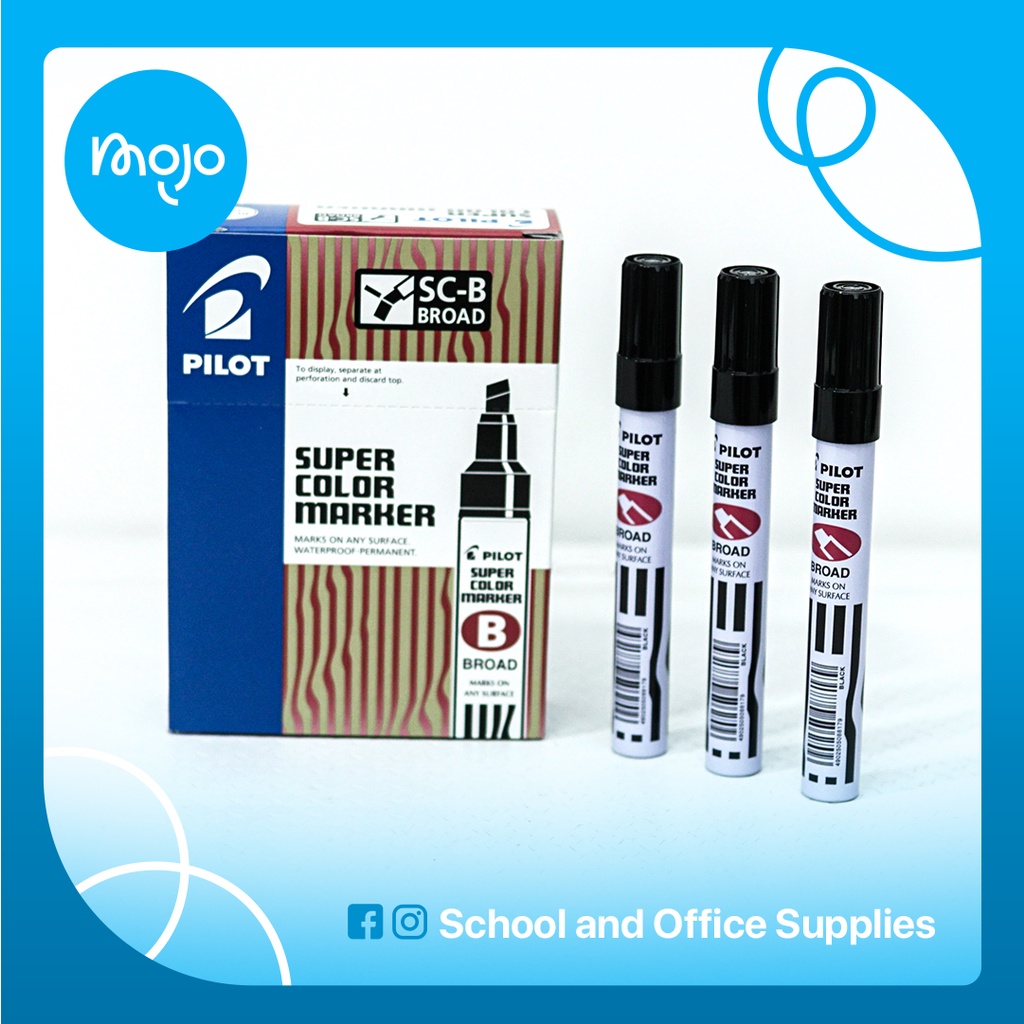 Pilot Permanent Marker Broad Sold Per Piece | Shopee Philippines