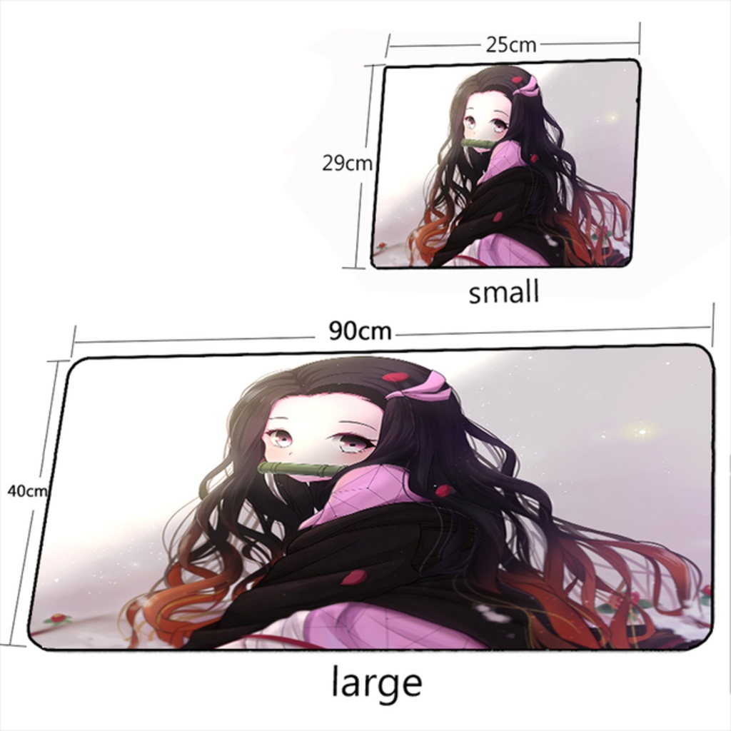 Kamado Nezuko Hot Anime Mouse Pad Demon Slayer Large Carpet DeskMat ...