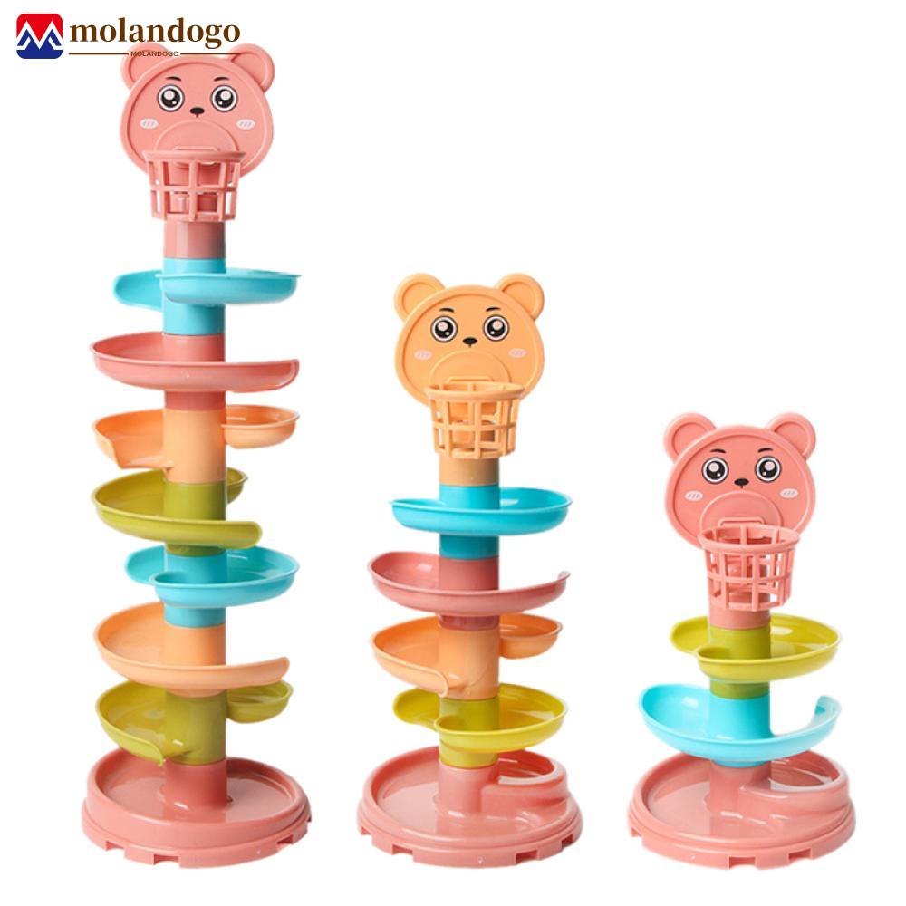 MOLANDOGO Baby Puzzle Kids Fun Track Turn 0-3 Years Old Track Rolling ...