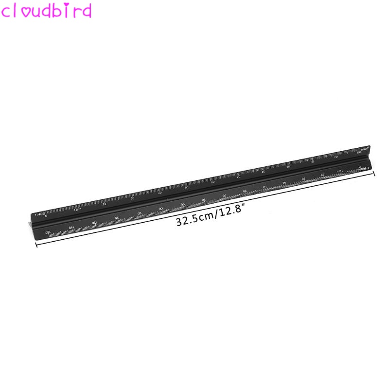 30cm Triangular Architect Scale Ruler Aluminum Scale Ruler for Drafting ...
