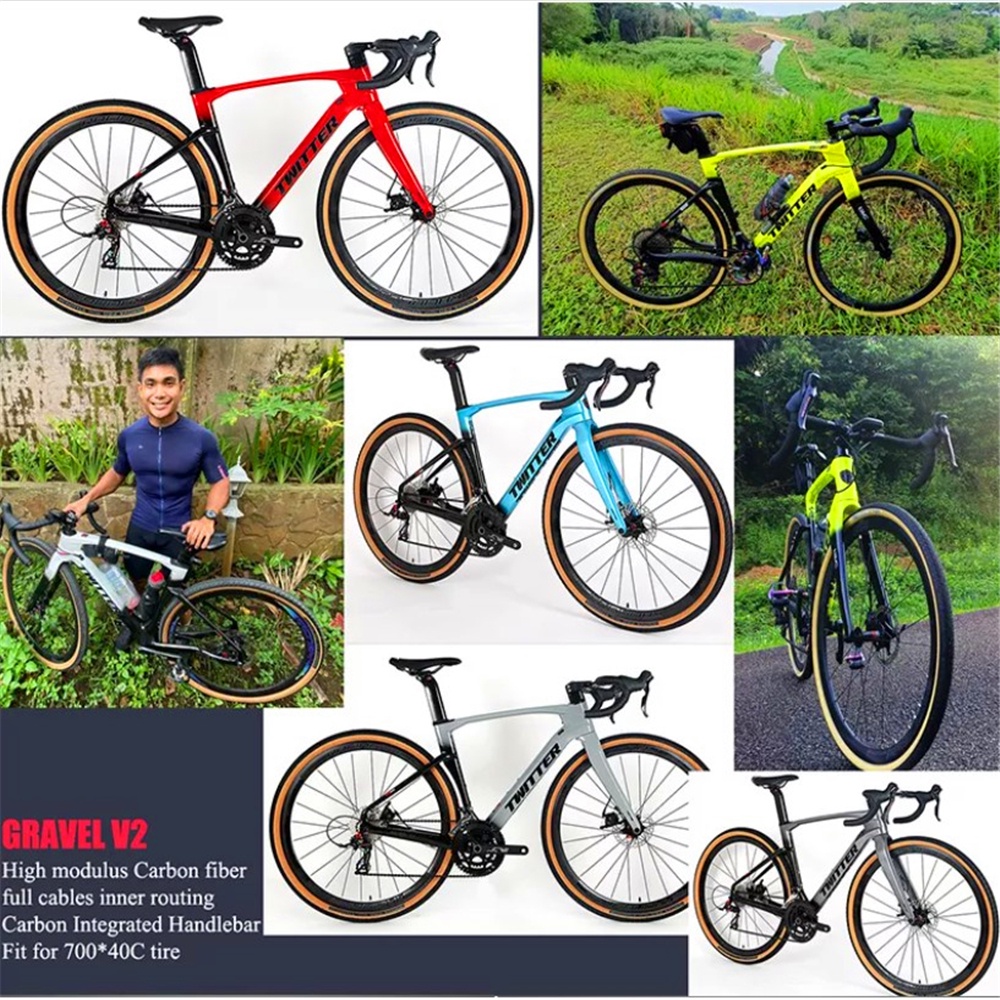 TWITTER disc brake gravel R7 MTB off-road carbon fiber road frame disc ...