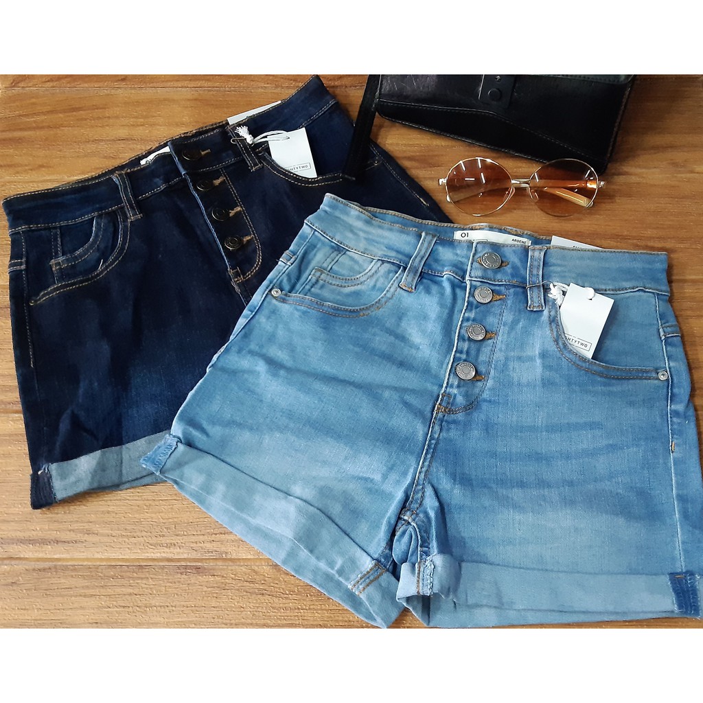 High Waist Stretchable Denim Shorts for Women | Shopee Philippines