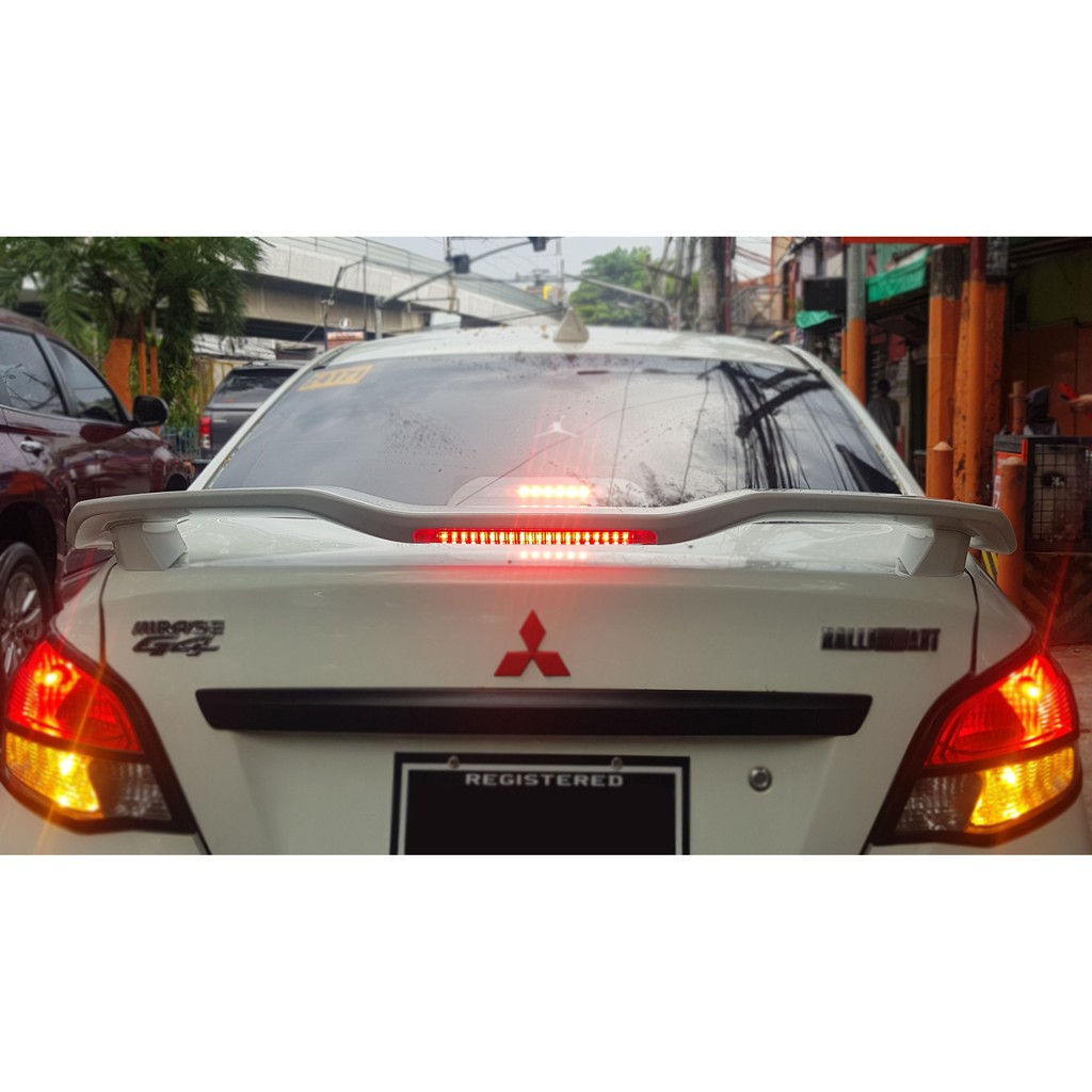 Mitsubishi Mirage G4 Modulo Spoiler With 3rd Brakelight No Paint ...
