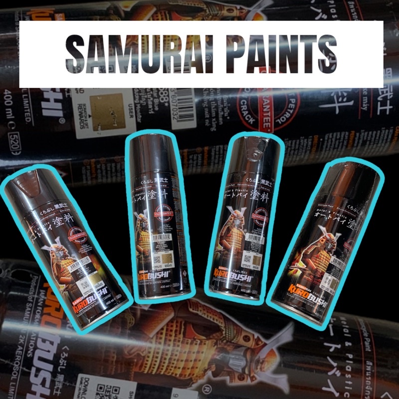 KUROBUSHI SAMURAI PAINTS | Shopee Philippines