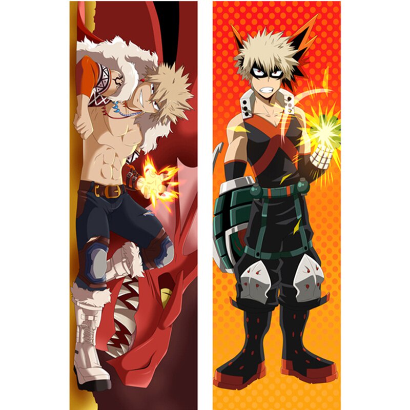 Anime Dakimakura Boku No My Hero Academia Katsuki Bakugo Hug Body ...