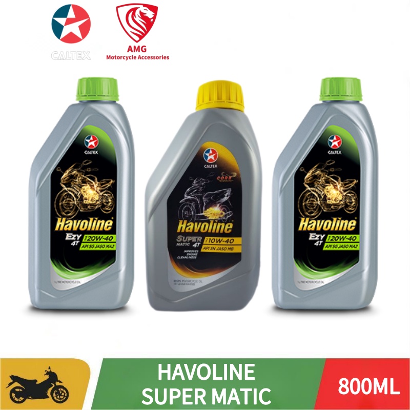 AMG "Caltex" Havoline EZY 4T SAE 20W40 Super matic 4T Motorcycle oil ...