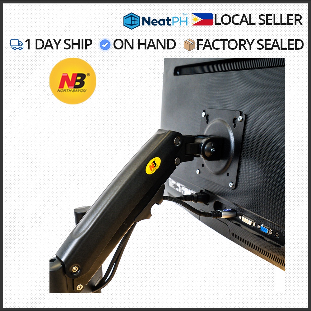 NB North Bayou Single Monitor Arm Mount Stand Pole H80 H100 F80 [New ...
