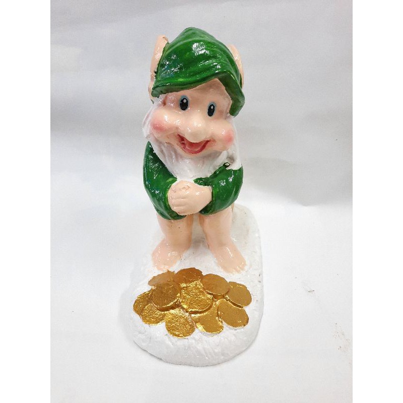7" Lucky Pooping Coin Dwarf Figurine | Shopee Philippines