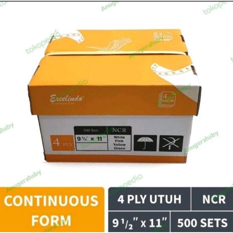 Continuous form 4ply/computer Paper 9 1/2 x 11 FULL/PRS | Shopee ...