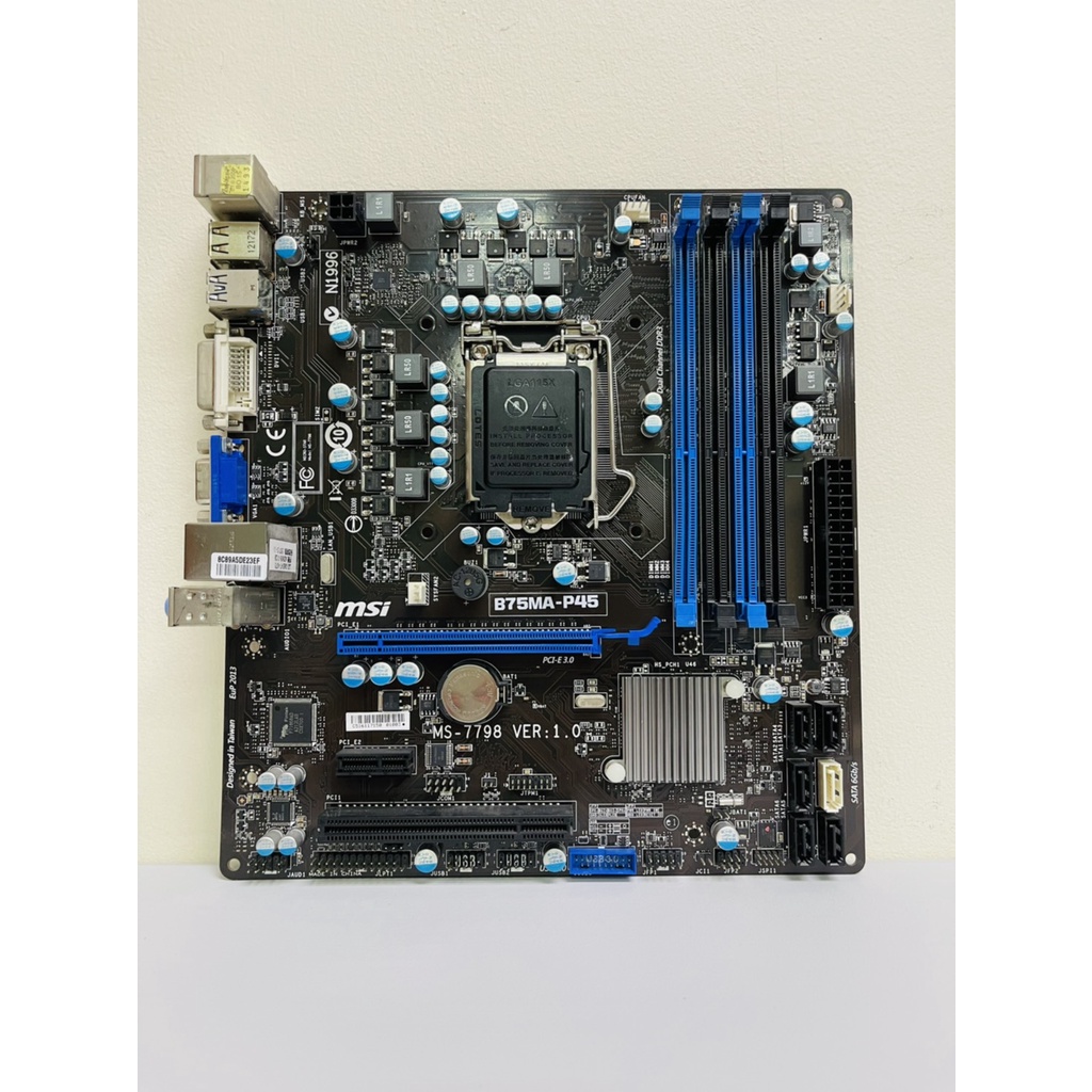 MSI B75MA-P45 Desktop 3RD GEN Motherboard B75 Socket LGA 1155i3 i5 i7 ...