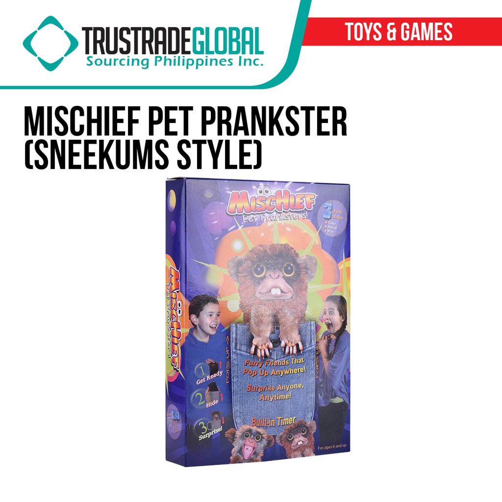 Mischief Pet Prankster (Sneekums Style) | Entertainment | Shopee ...