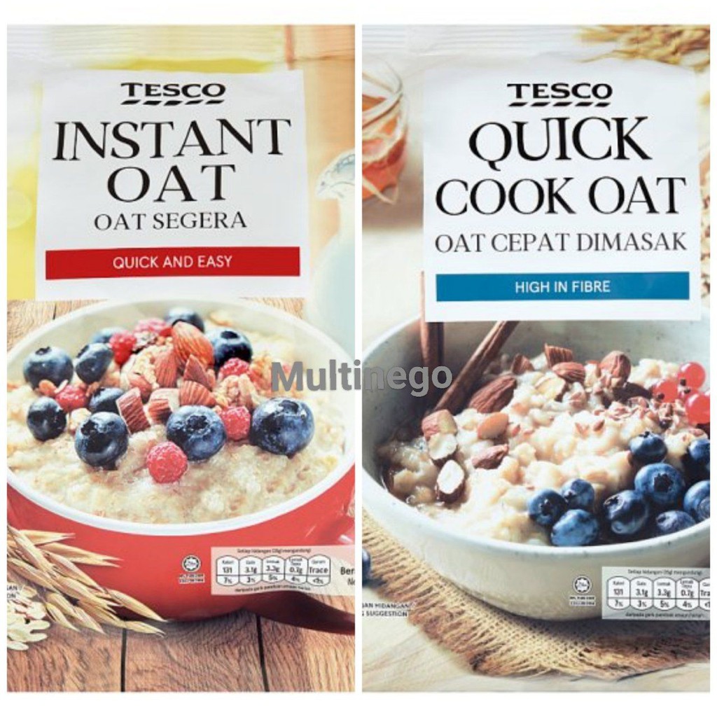 Tesco Instant Oat / Quick Oat 1.2kg | Shopee Philippines