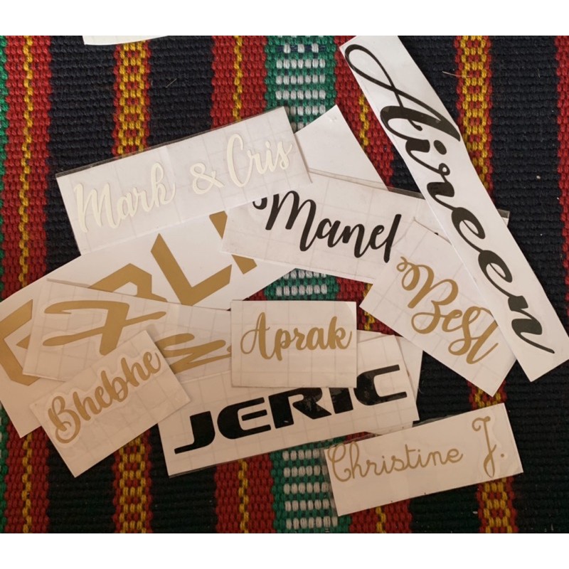personalized customized vinyl sticker | Shopee Philippines
